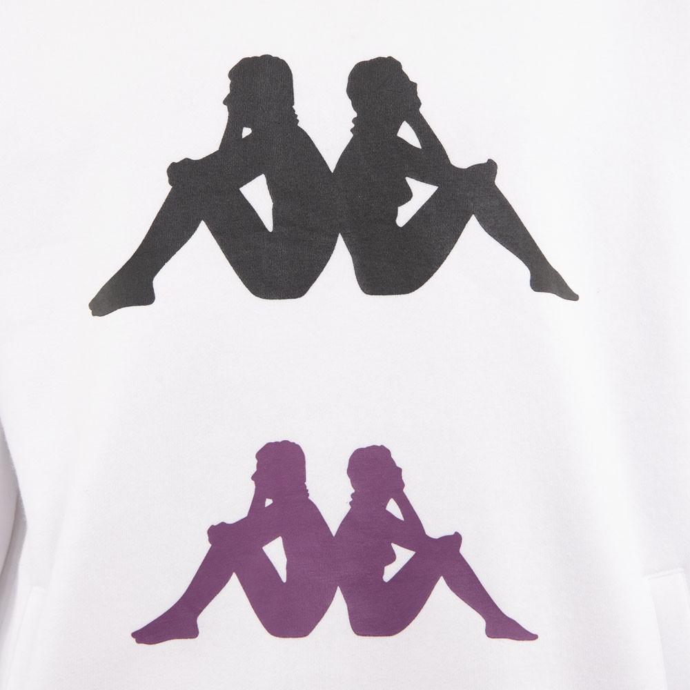 Poleron Men White Omini Black Purple Hoodie – Street Machine CL