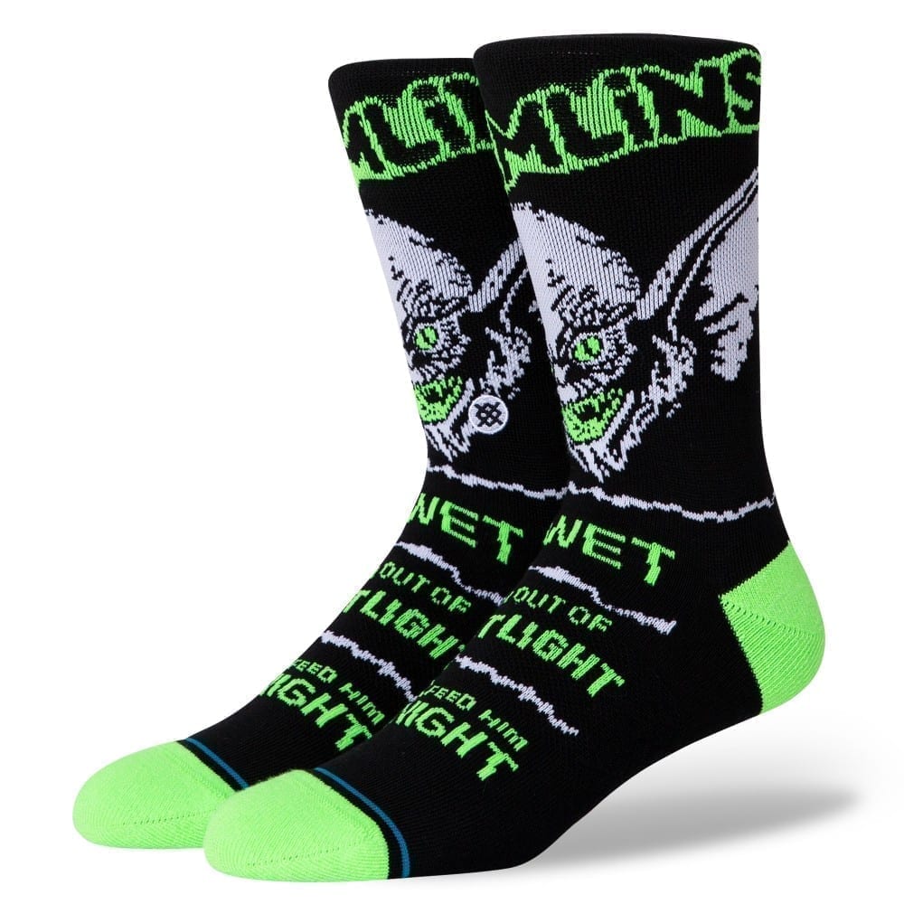 Stance Sock Gremlins Bright Light Black – Street Machine
