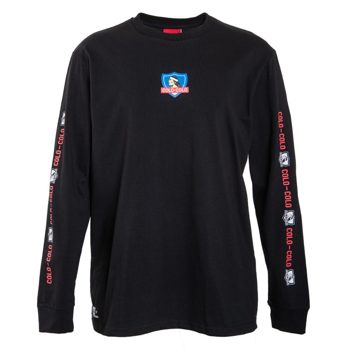 Polera Colo Colo Urbano Negro Print Mangas – Street Machine