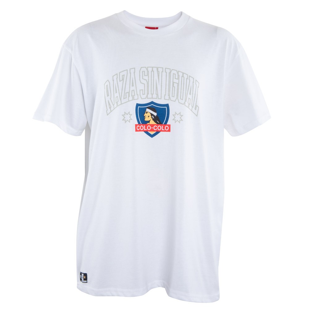 👕 Polera Colo Colo Urbano "Raza Sin Igual" Blanca - Oferta — Descuentos ...