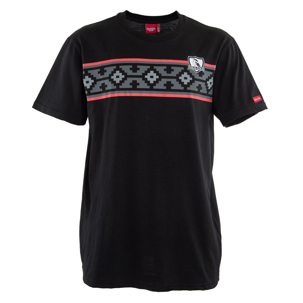 Polera Colo Colo Urbano «Huinchas» Negro – Street Machine