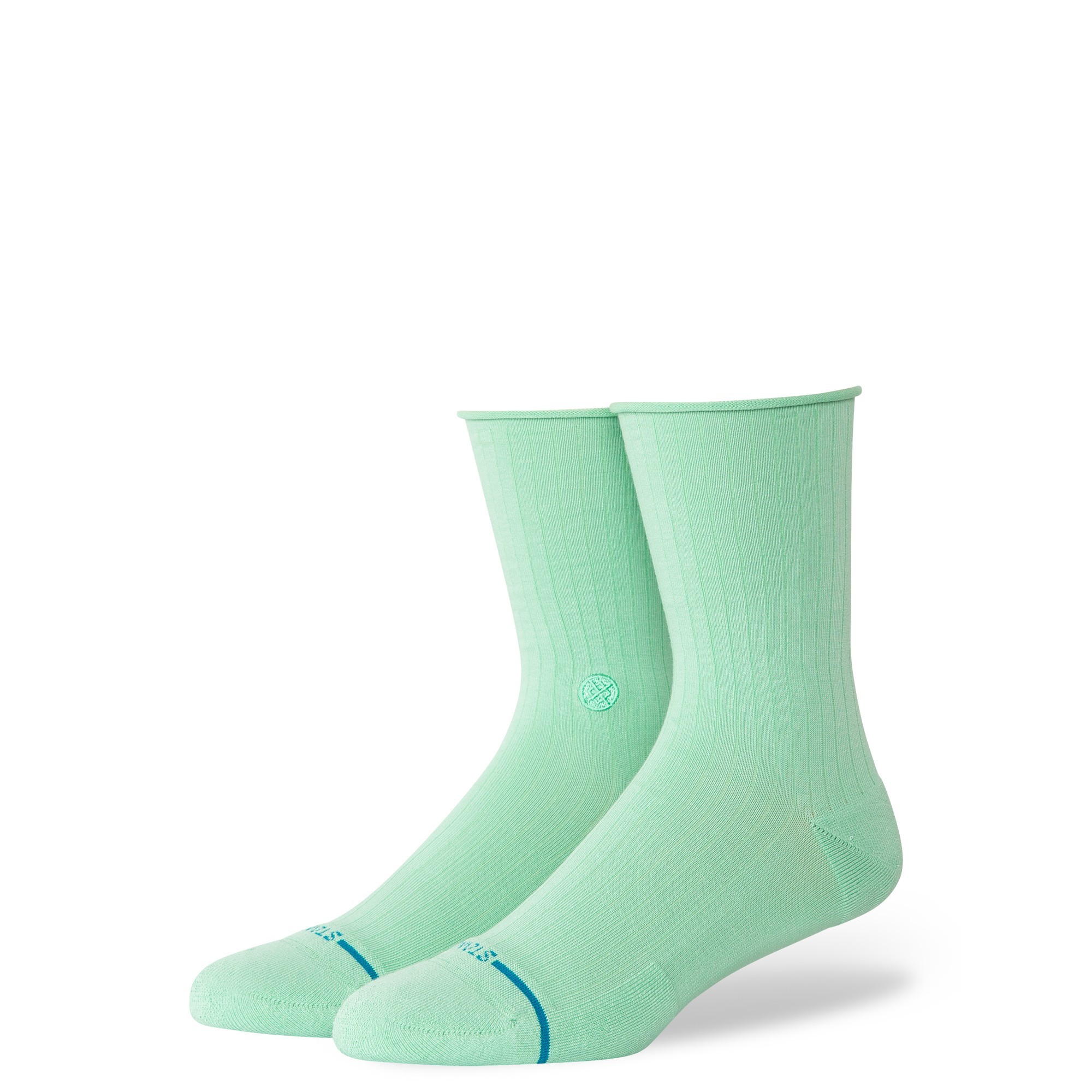 Stance Sock Women Rolled Cuff Quarter Jade – Street Machine